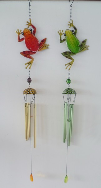 FROGS_Wind Chains_Metal & Colored Glass Decorations_Gifts & Hand Crafts ...